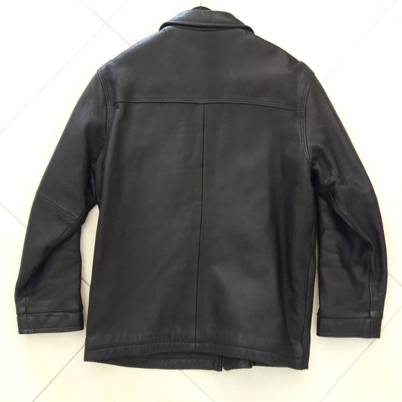 Perry Ellis | Jackets & Coats | Perry Ellis Portfolio Genuine Leather ...